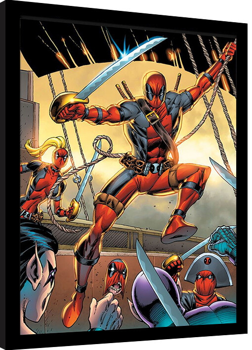 Deadpool - Sword Framed poster | Buy at UKposters