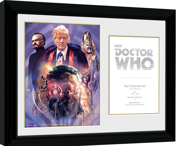 Doctor Who - 3rd Doctor Jon Pertwee Framed poster | Buy at UKposters