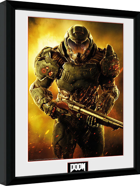 Poster con cornice Doom - Marine | Poster, quadri | Europosters