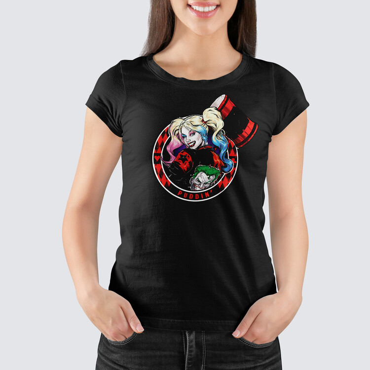 T-shirt Harley Quinn - Puddin‘ | Tips for original gifts | UKposters