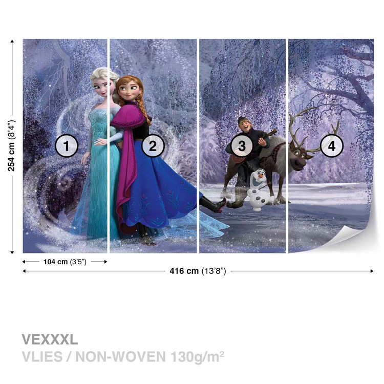 Disney Frozen Elsa Anna Fotobehang, Behang - Bestel nu op EuroPosters.nl
