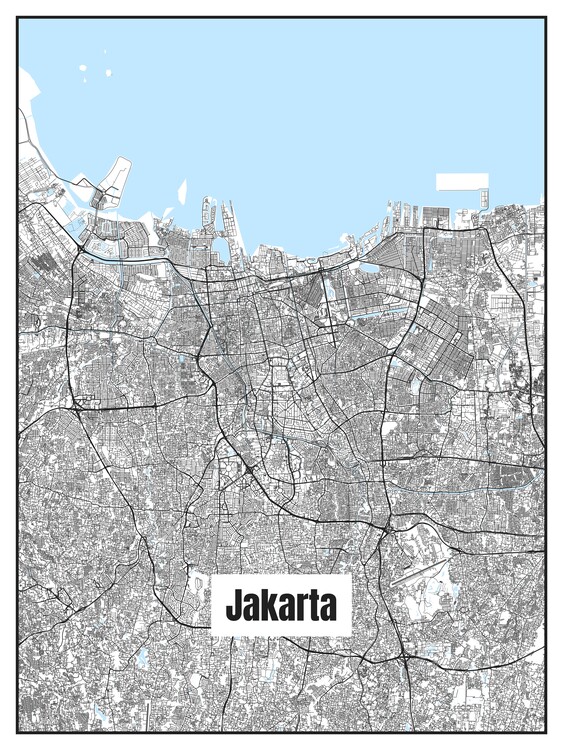 Mapy świata na ściany - Azja | Obrazy, Tapety | Posters.pl