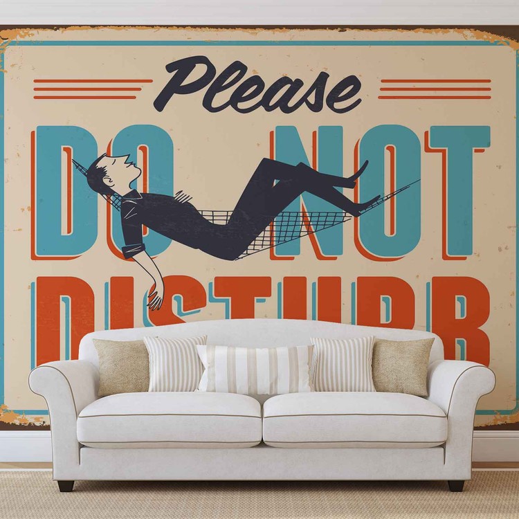Fotomural No molestar, Papel pintado | Posters.es