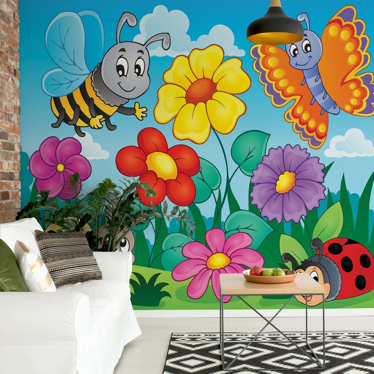 Fototapete, Tapete Cartoon Bugs bei EuroPosters - Kostenloser Versand