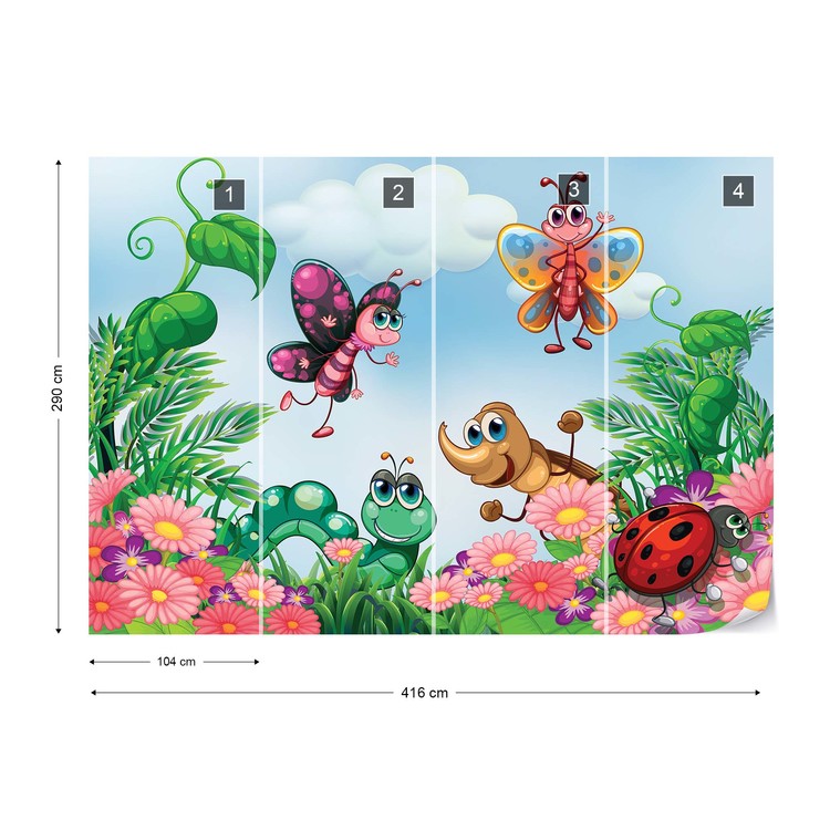 Fototapete, Tapete Cartoon Bugs bei EuroPosters - Kostenloser Versand