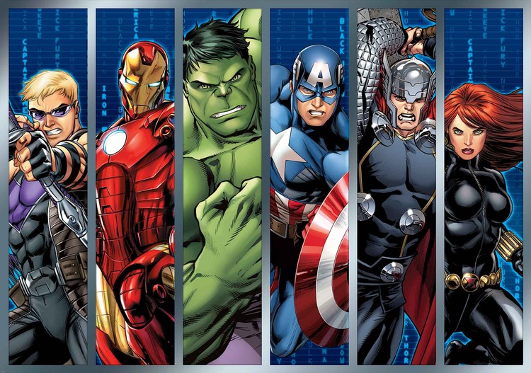 Marvel Avengers Fototapeta, Tapeta | Kup na Posters.pl