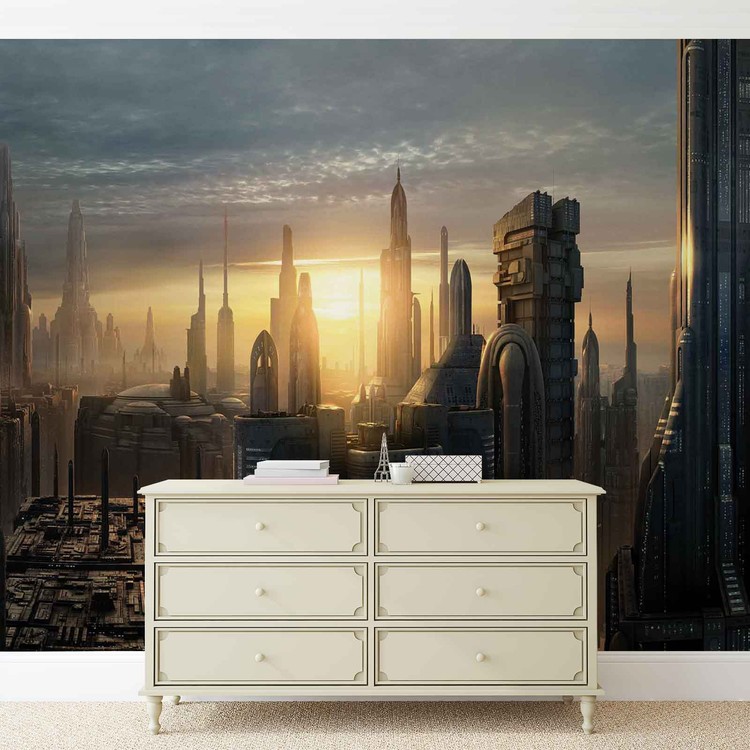 Star Wars City Coruscant fototapeta, tapeta na zeď na Posters.cz