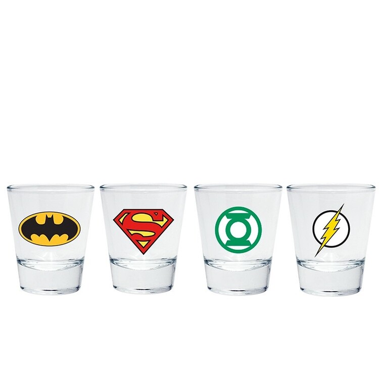Glass DC Comics - Emblem | Tips for original gifts
