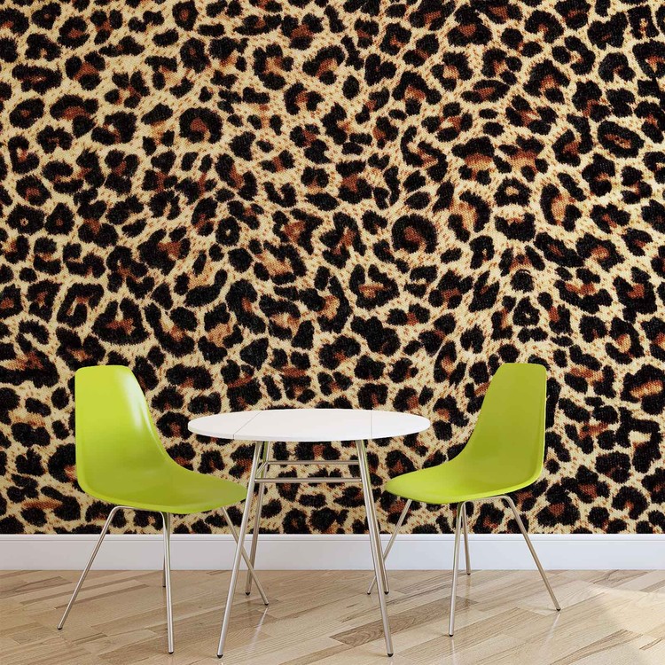Leopard fotomural de pared decorativo | Papeles pintados | Posters.es