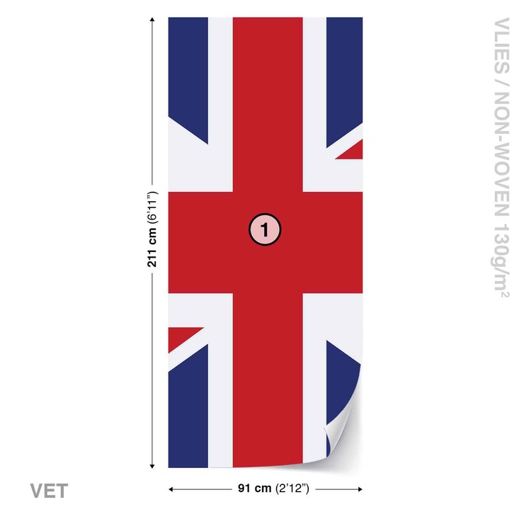 Vlajka Velké Británie fototapeta, tapeta na zeď na Posters.cz