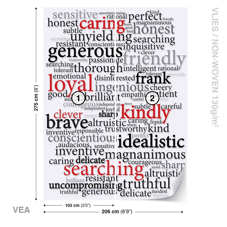 Mots de motivation Poster Mural, Papier peint | Europosters