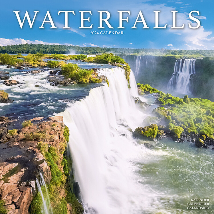 Waterfalls - Kalendarze ścienne 2024 | Kup na Posters.pl