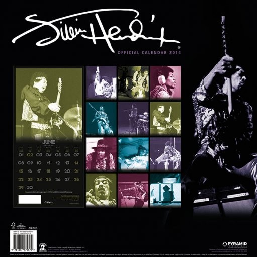 Calendar 2014 - JIMI HENDRIX - Wandkalender 2024 | Kaufen bei Europosters