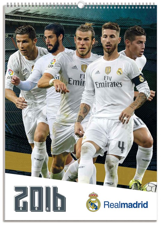 Real Madrid CF - Wandkalender 2024 | Kaufen bei Europosters