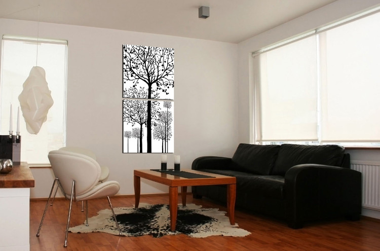 Obraz Kreslené stromy na zeď na Posters.cz