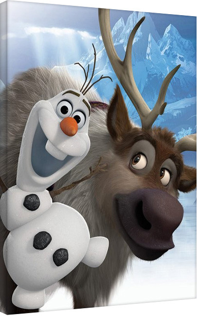 Frost - Olaf & Sven Billede på lærred | Vægdekorationer | Europosters