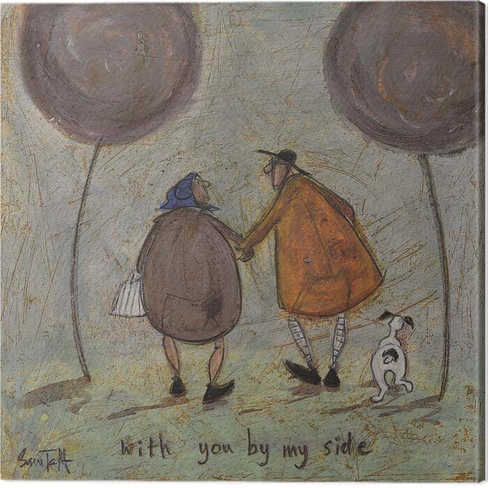 Sam Toft - With You By My Side Billede på lærred | Vægdekorationer ...