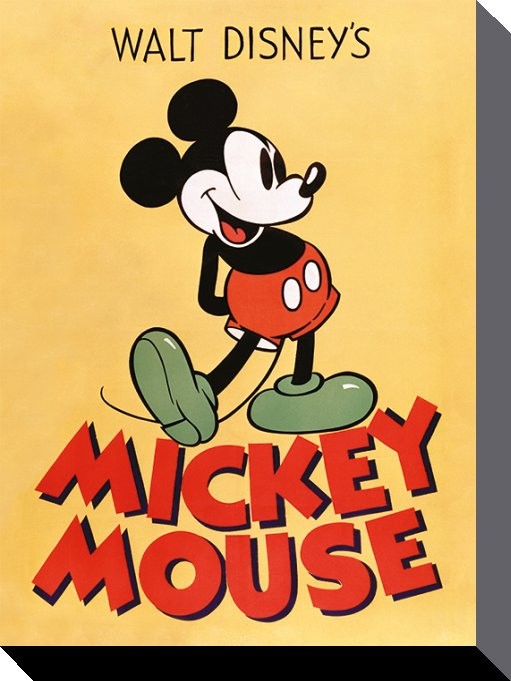 Leinwanddruck Micky Maus (Mickey Mouse) - Micky | Canvas Wandbilder ...