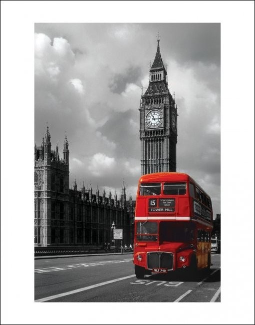 Art Print London Red Bus | Posters, Wall Art | UKposters