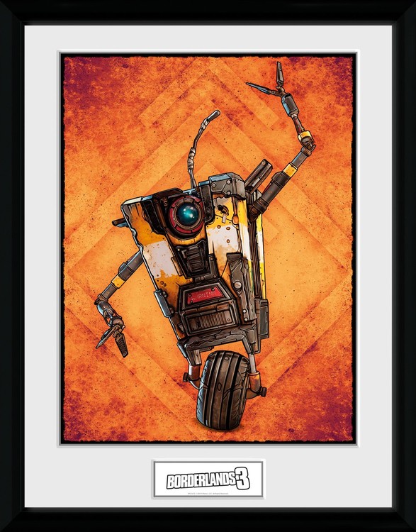 Lámina enmarcada Borderlands 3 - Claptrap| Pósters, cuadros | Posters.es