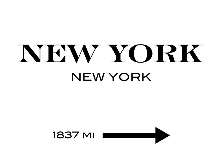 Láminas decorativas para enmarcar | New York, Studio Mottos | Posters.es