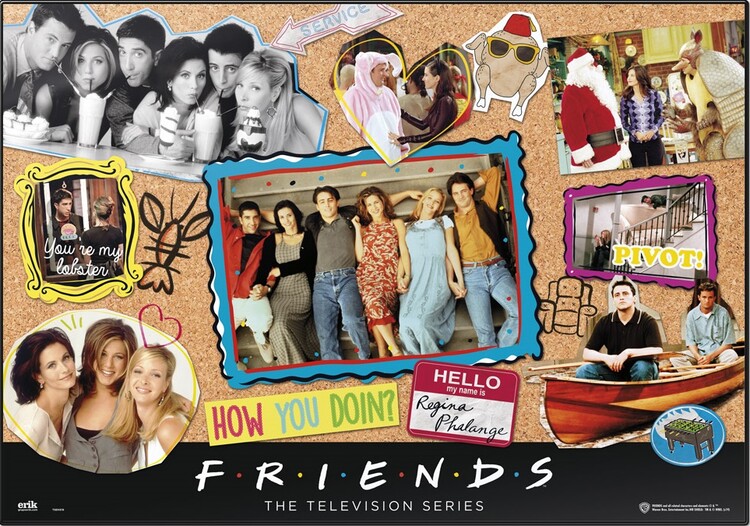 Íróasztal alátét Friends | Eredeti ajándék ötletek
