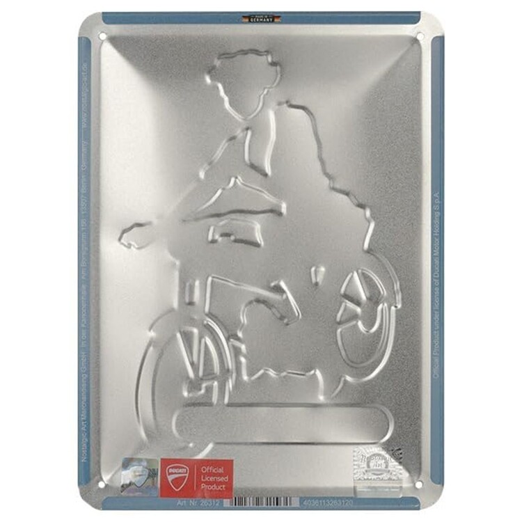 Ducati - Cilindrata 60 Pin Up | Collectible retro metal signs for your wall