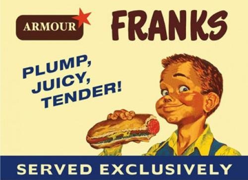 FRANKS | Collectible retro metal signs for your wall