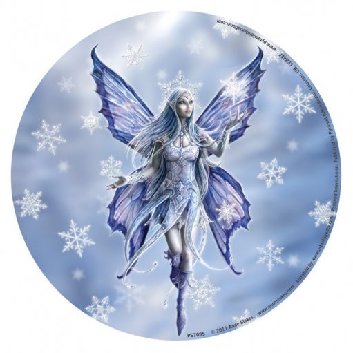 Naklejki ANNE STOKES - snow fairy | Pomysły na oryginalne prezenty