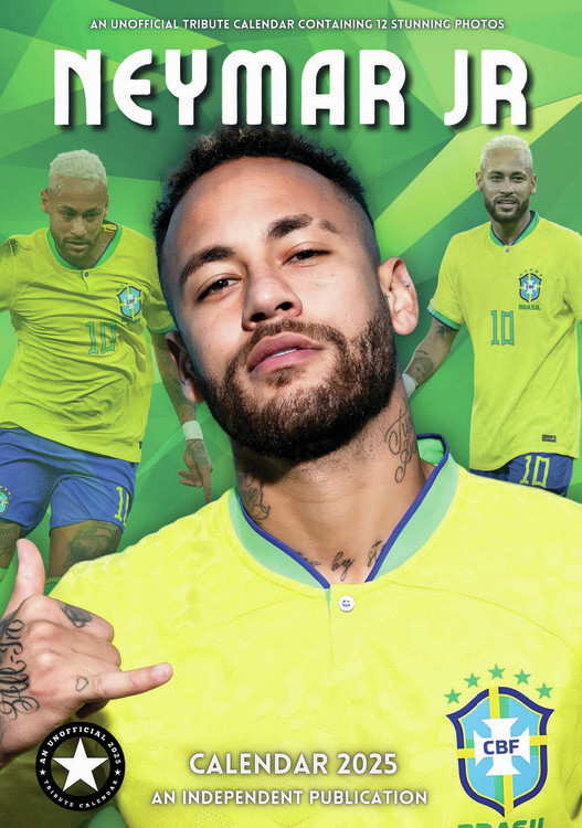 Neymar - Falinaptárak 2025 | Vedd meg az Europosters