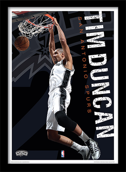 Poster con cornice NBA - Tim Duncan | Poster, quadri | Europosters