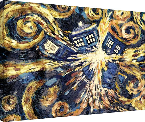 Obraz na plátně Doctor Who - Exploding Tardis | Obrazy na stěnu ...