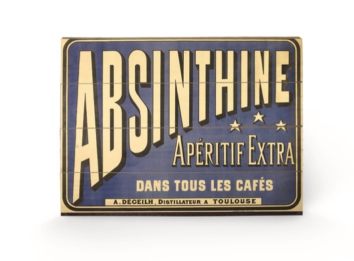 Absinthe Aperitif Obraz na drewnie