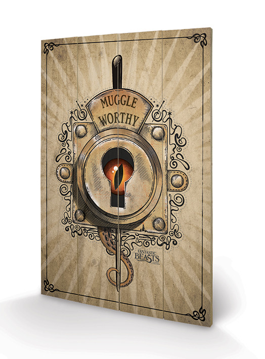 Fantastyczne zwierzęta i jak je znaleźć - Muggle Worthy Obraz na drewnie