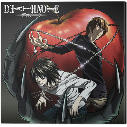 Cuadros en lienzo Death Note - Apple | Decoraciones de la pared ...