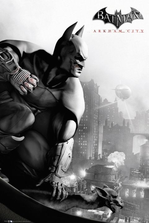 BATMAN ARKHAM - city cover Plakat, Poster online på Europosters