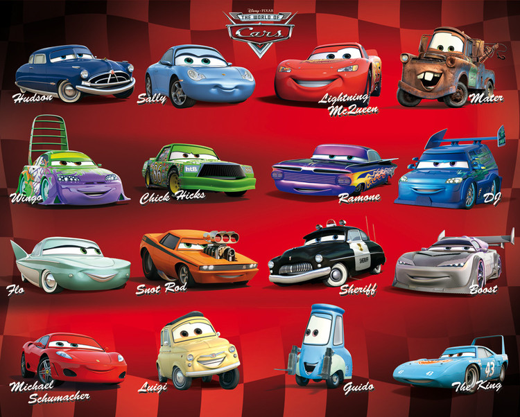 CARS - compilation Plakat, Poster online på Europosters