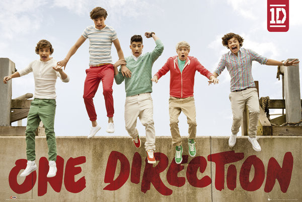 One Direction - jumping Plakat, Poster | Kjøp hos Europosters