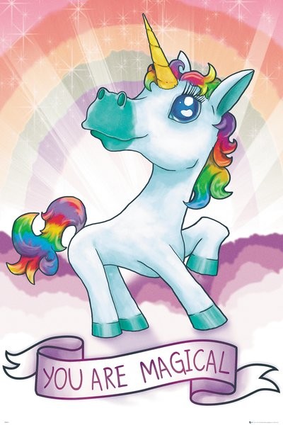 Unicorn - Magical Plakat, Poster online på Europosters Unicorn - Magical Plakat, Poster online på Europosters