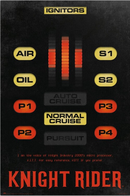 Plakát, Poszter Knight Rider | Faliposzterek | 3+1 INGYEN | Europosters