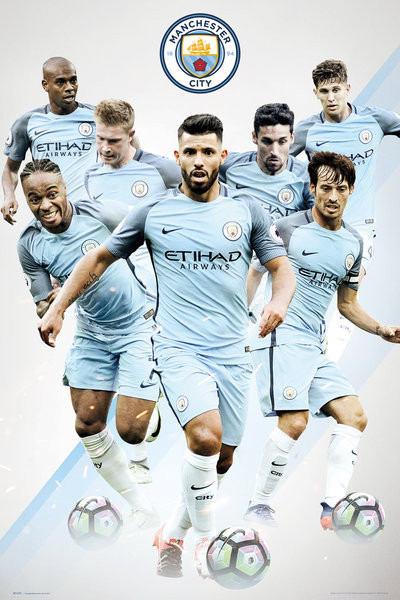 Plakát, Poszter Manchester City - Players | Faliposzterek | 3+1 INGYEN ...