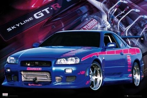 Plakát, Poszter Nissan - skyline gt-r | Faliposzterek | 3+1 INGYEN ...