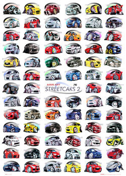 Plakát Koolart - streetcars II | Obraz na zeď | 3+1 zdarma | Posters.cz