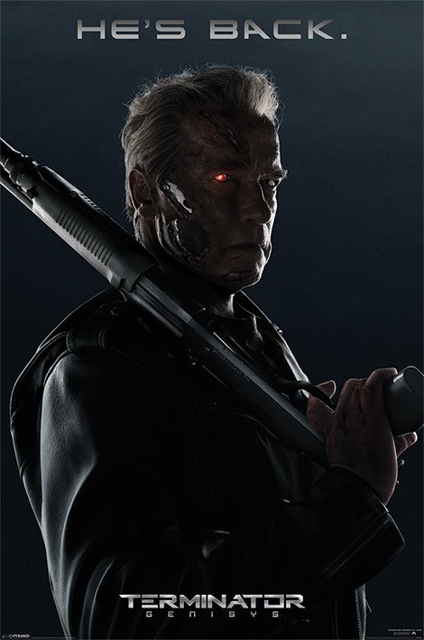 Plakat, Obraz Terminator Genisys - He's Back | Plakaty ścienne | 3+1 ...