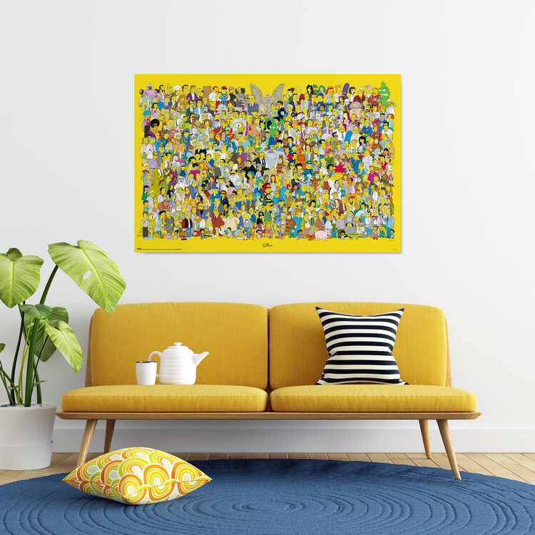 Plakát The Simpsons - Cast | Obraz na zeď | 3+1 zdarma | Posters.cz