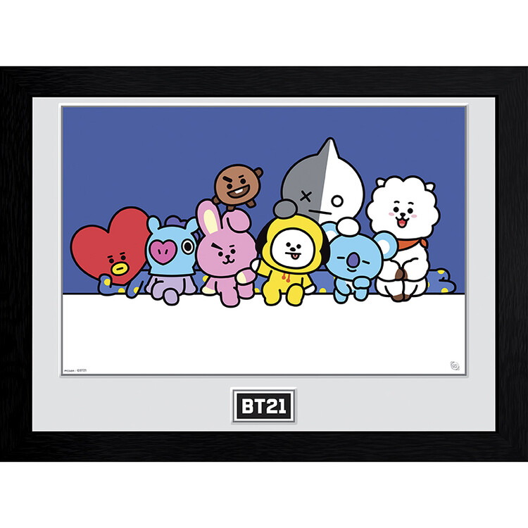 BT21 - Groupe Framed poster | Buy at UKposters