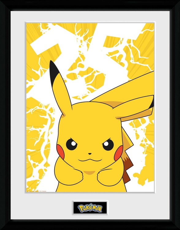 Pokemon - Pikachu Lightning 25 Framed poster | Buy at UKposters
