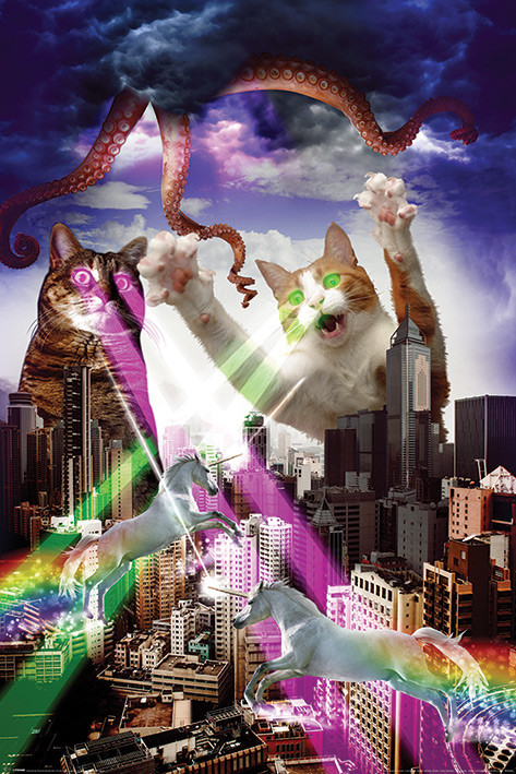 Plakat Apocalypse Meow | Poster an der Wand | 3+1 GRATIS | Europosters