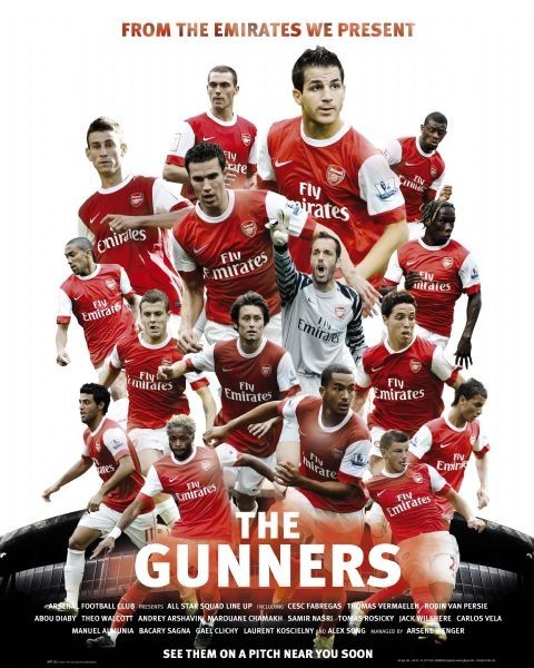朗 Arsenal - the gunners Póster, Lámina | Compra en EuroPosters.es
