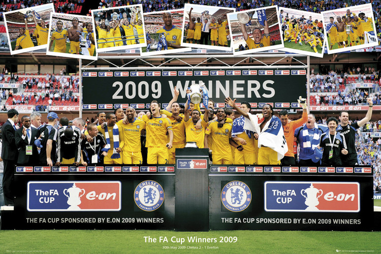 Chelsea - fa cup winners 2009 Poster, Plakat | Kaufen bei Europosters